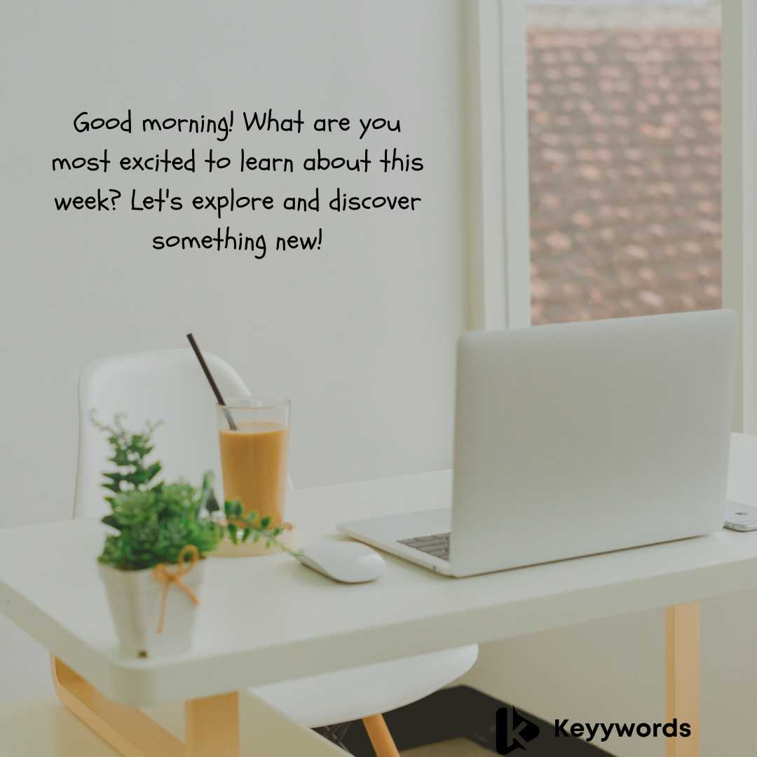 160+ Monday morning messages - AI Emotional Messages Generator: Key Words