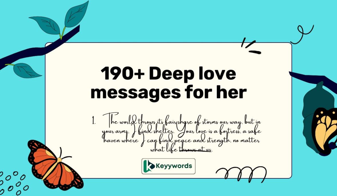 190+ Deep love messages for her - AI Emotional Messages Generator: Key ...