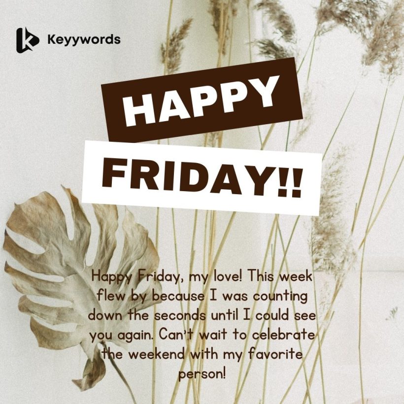 190+ Happy friday love you messages - AI Emotional Messages Generator ...